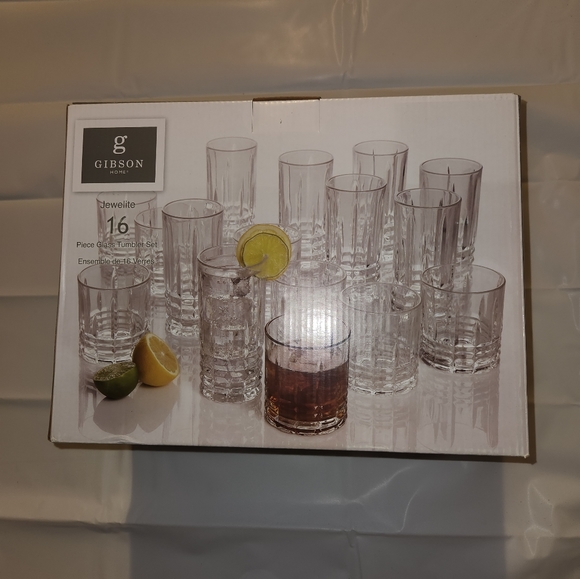 Gibson | Kitchen | Gibson Home 6 Piece Jewelite Tumbler And Double Old ...